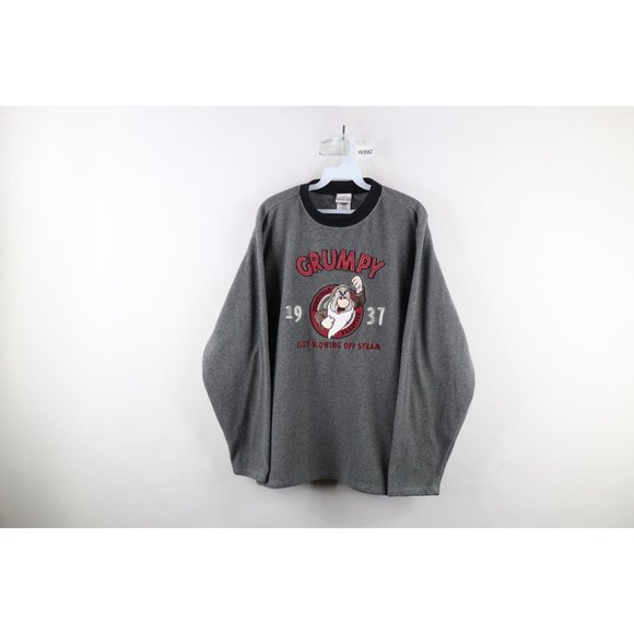 Disney | Shirts | Vtg 9s Disney Mens Medium Spell Out Grumpy Dwarf Snow ...